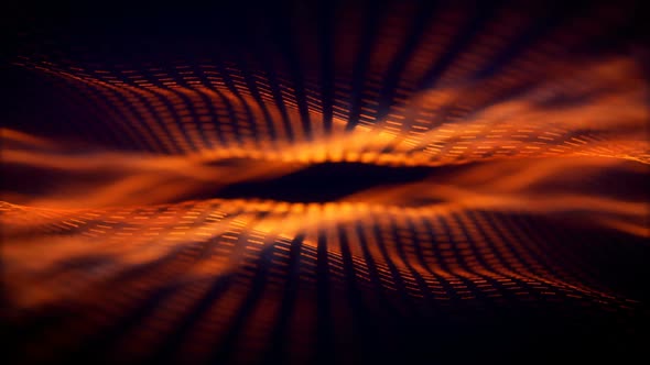 Orange Strings Wave, Motion Graphics | VideoHive