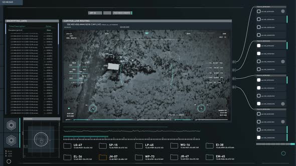 Innovative Military Missile Weapon Control System Aims At Enemy Army ...