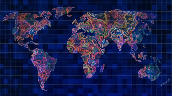 World Map, Motion Graphics | VideoHive