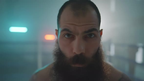 Bearded Fighter, Stock Footage | VideoHive