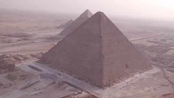 Pyramids of Giza in Cairo drone , Stock Footage | VideoHive