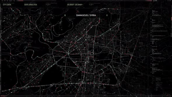 High Tech Tracking System Following Locations Of Every Vehicle In City ...