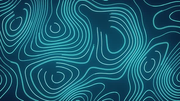 Topographic terrain map animation, Motion Graphics | VideoHive