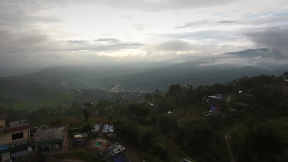 Aerial view of countryside city in Philippines., Stock Footage | VideoHive