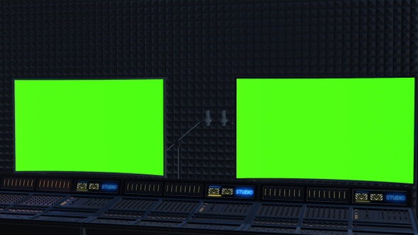 Recording Studio Mixer With A Green Screen 04, Motion Graphics | VideoHive