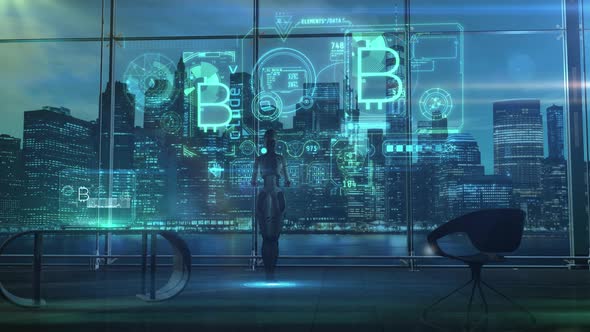 Artificial Intelligence And Digital Currencies 4K, Motion Graphics