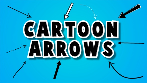 50 Cartoon Arrows with Alpha Channel, Motion Graphics | VideoHive