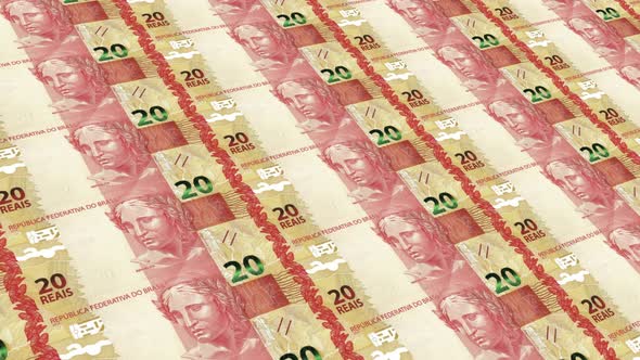 Brazil Money / 20 Brazilian Real 4K by jasejla | VideoHive