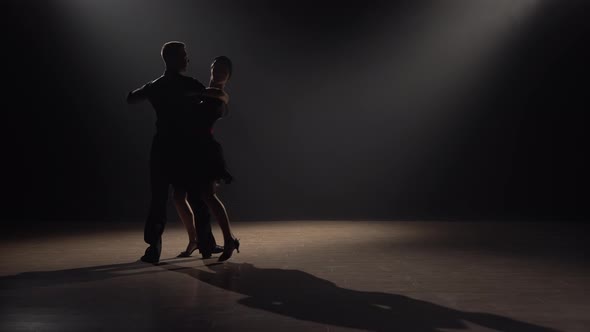 Elements of Passionate Argentine Tango Performed By a Pair of Dancers ...