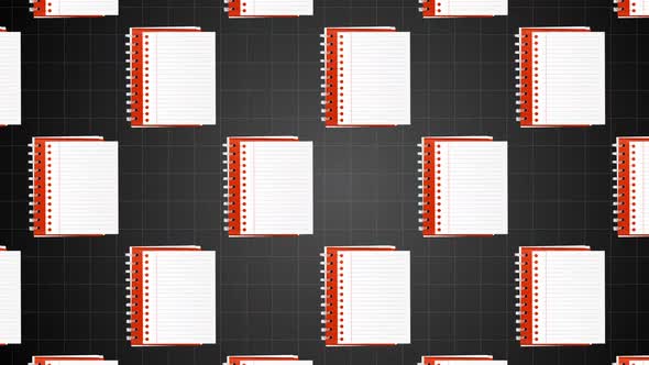 Note Book Background Animation, Motion Graphics | VideoHive