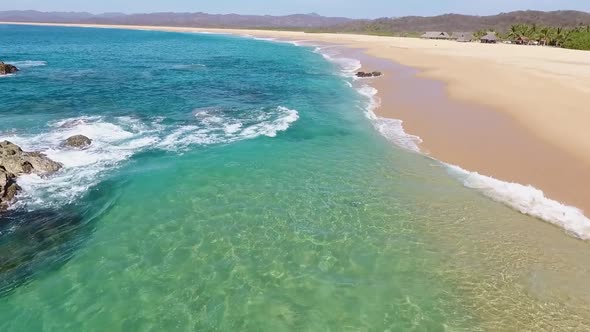 Beach with Clear Water in Mayto, Jalisco, Mexico, Stock Footage | VideoHive