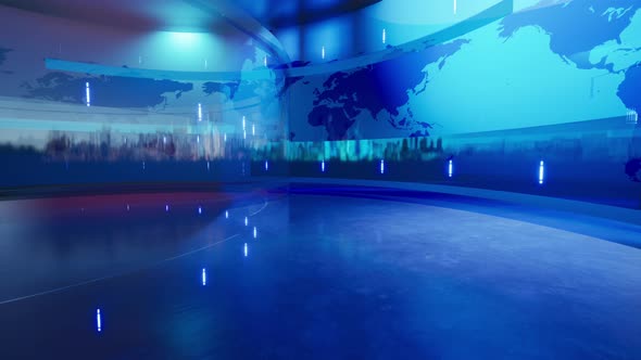 World Map With Studio Background 4k, Motion Graphics | VideoHive