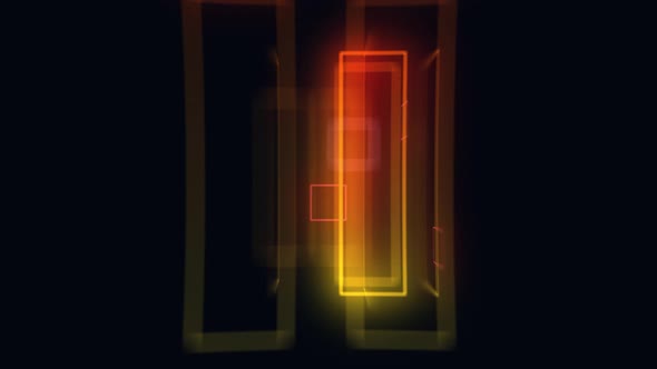 Abstract Glow Outline Rectangle Background, Motion Graphics | VideoHive