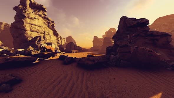 Rocks In The Desert, Motion Graphics | VideoHive