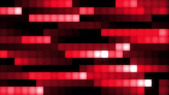 Abstract red pixelated mosaic background., Motion Graphics | VideoHive