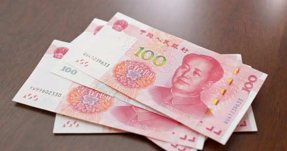 Counting Chinese RMB banknote, Stock Footage | VideoHive