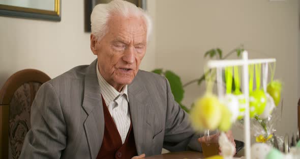 Portrait of Old Man Retirement., Stock Footage | VideoHive