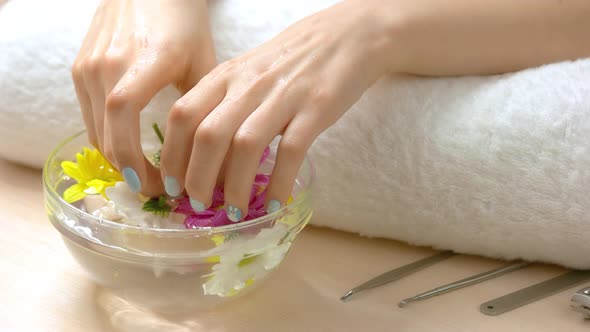 Procedure of Hands Spa Treatment., Stock Footage | VideoHive