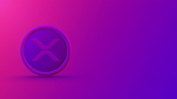 Xrp Ripple Rotating Coin Looping Background 4K, Motion Graphics | VideoHive