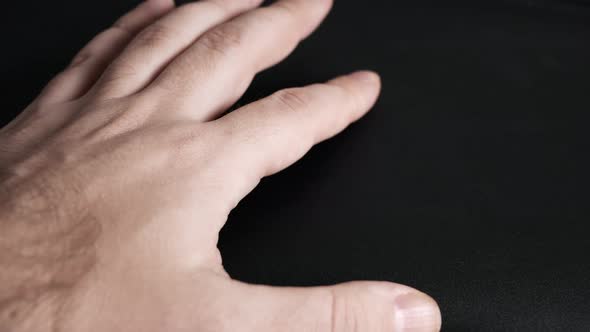 Male Hand Tapping Fingers Table Closeup, Stock Footage | VideoHive