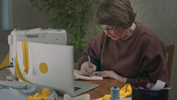 Online sewing education at home, Stock Footage | VideoHive