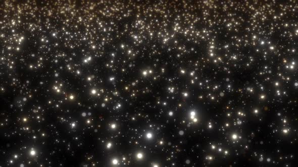Falling Golden Particles, Motion Graphics | VideoHive