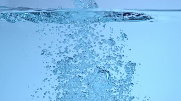 Underwater splash and bubbles in slow motion; shot on Phantom Flex 4K ...