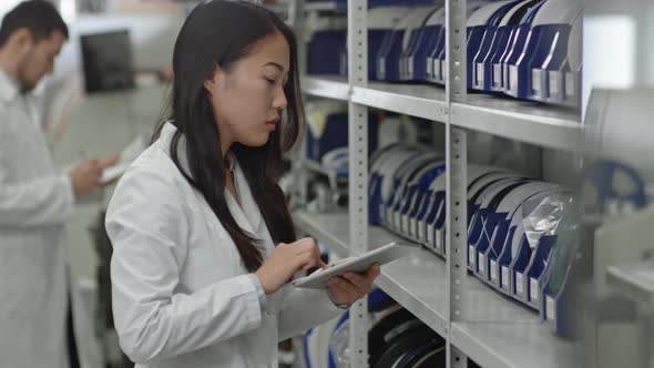Store Keepers Working on Tablets, Stock Footage | VideoHive