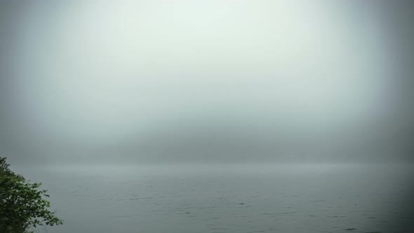 Mist On Lake , Stock Footage | VideoHive