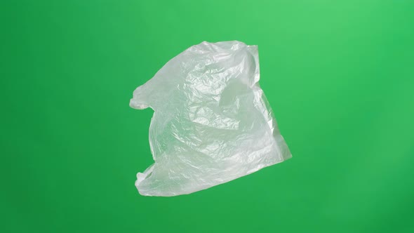 Plastic Bag Rotating On Green Screen Background, Stock Footage | VideoHive