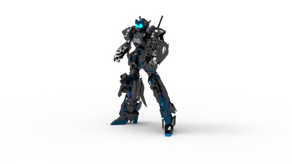 Full armor melee combat mecha, Motion Graphics | VideoHive