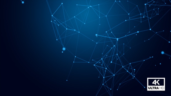Blue Plexus Background Looped V5, Motion Graphics | VideoHive