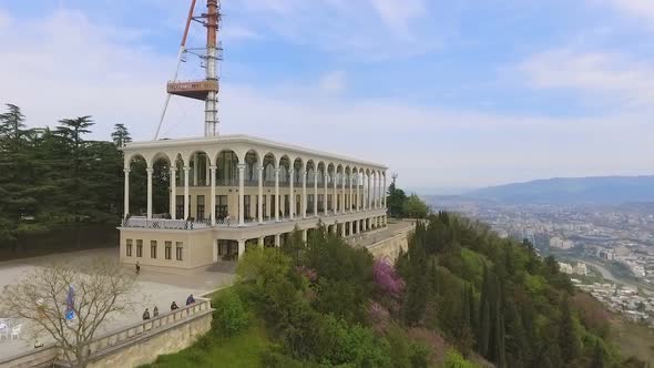 Funicular Restaurant Complex, Famous Attraction in Tbilisi Georgia ...