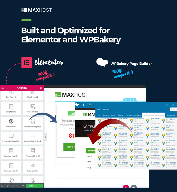 MaxHost - Web Hosting, WHMCS and Corporate Business WordPress Theme with WooCommerce by Fluent ...