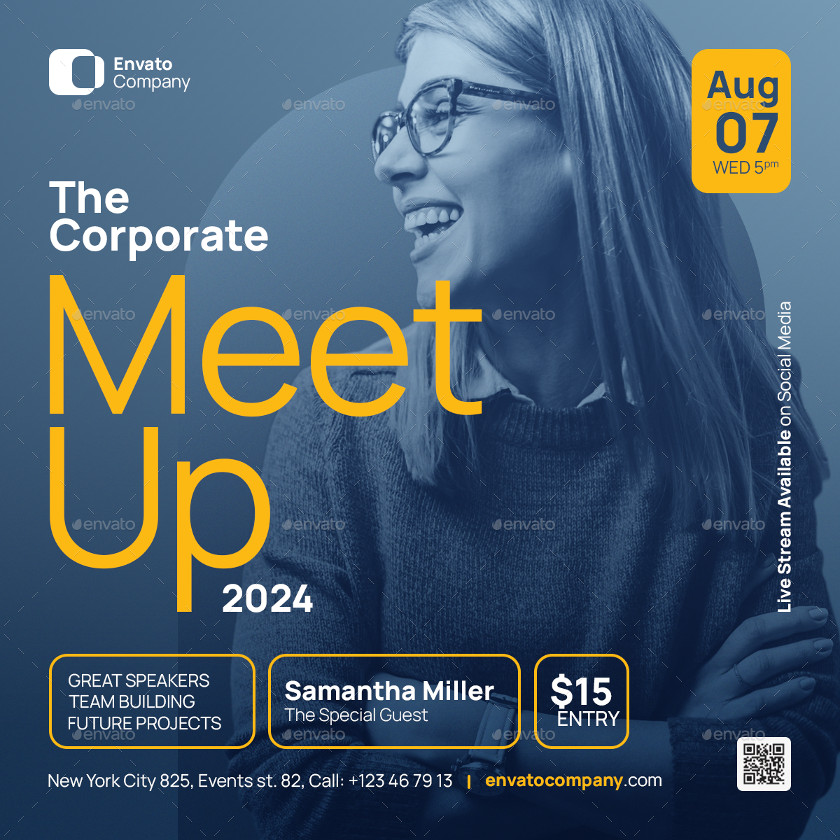 Corporate Meetup Flyer, Print Templates | GraphicRiver