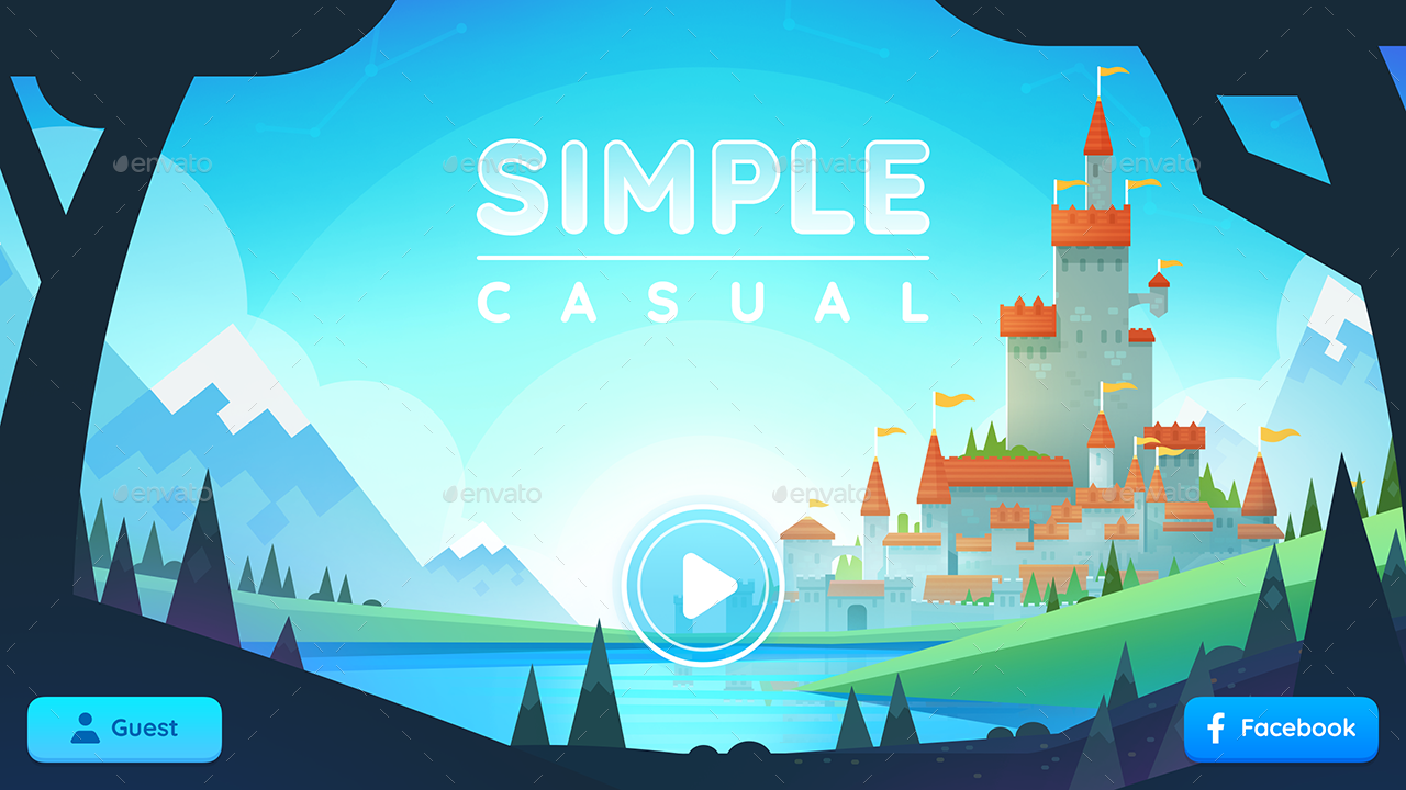 GUI Pro - Casual Game(Vol 1), Game Assets | GraphicRiver