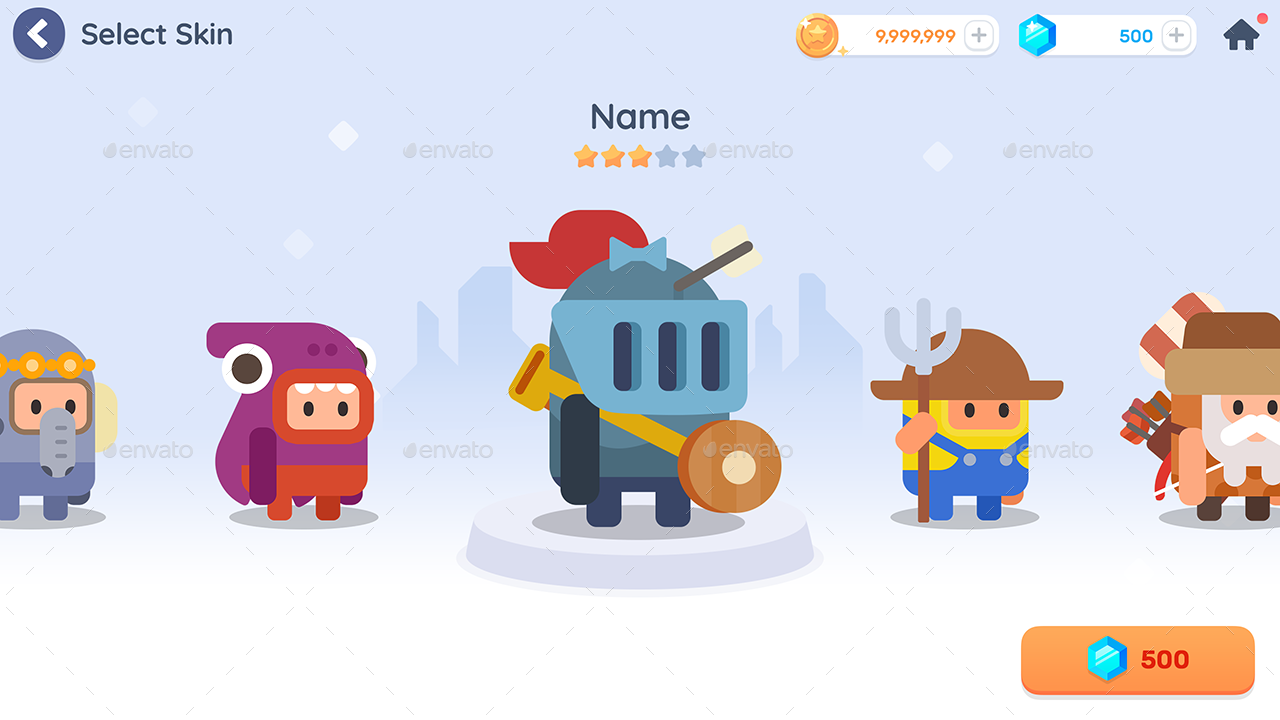 GUI Pro - Casual Game(Vol 1), Game Assets | GraphicRiver