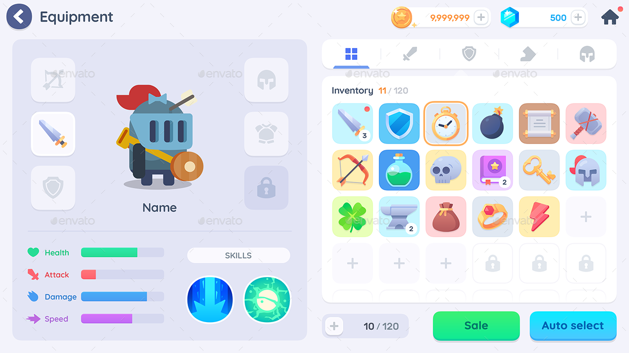 GUI Pro - Casual Game(Vol 1), Game Assets | GraphicRiver