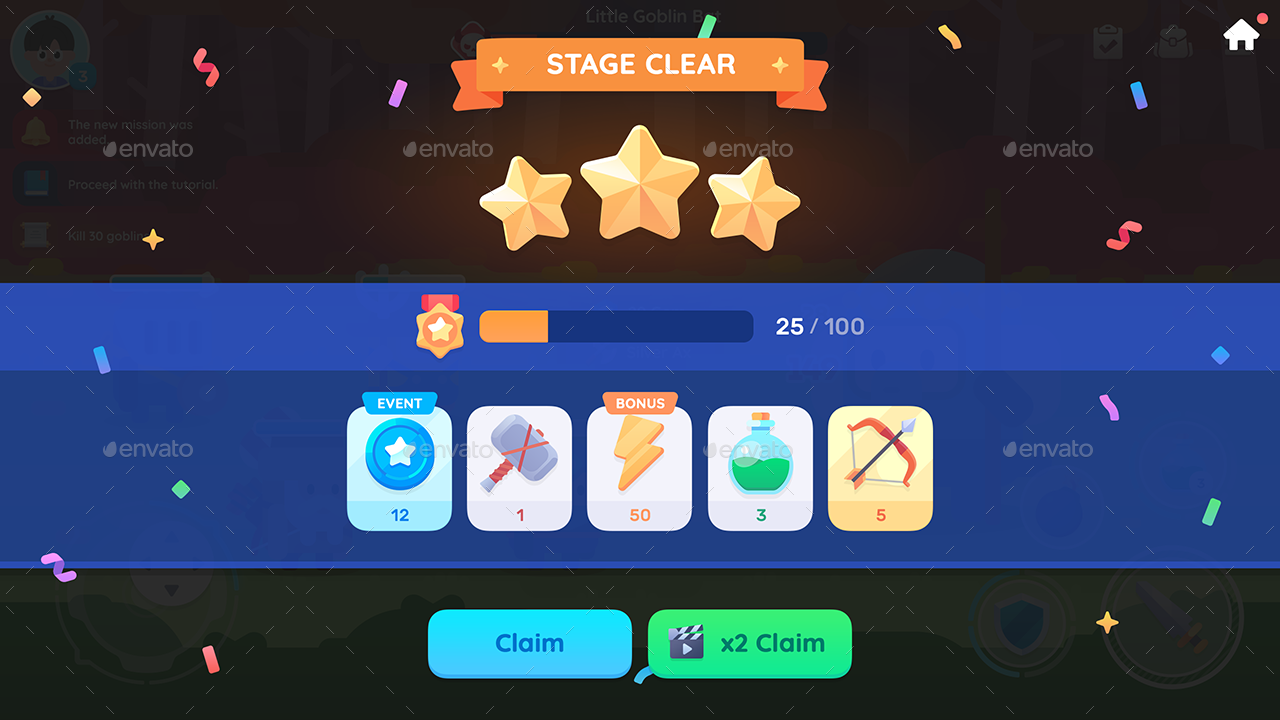 GUI Pro - Casual Game(Vol 1), Game Assets | GraphicRiver