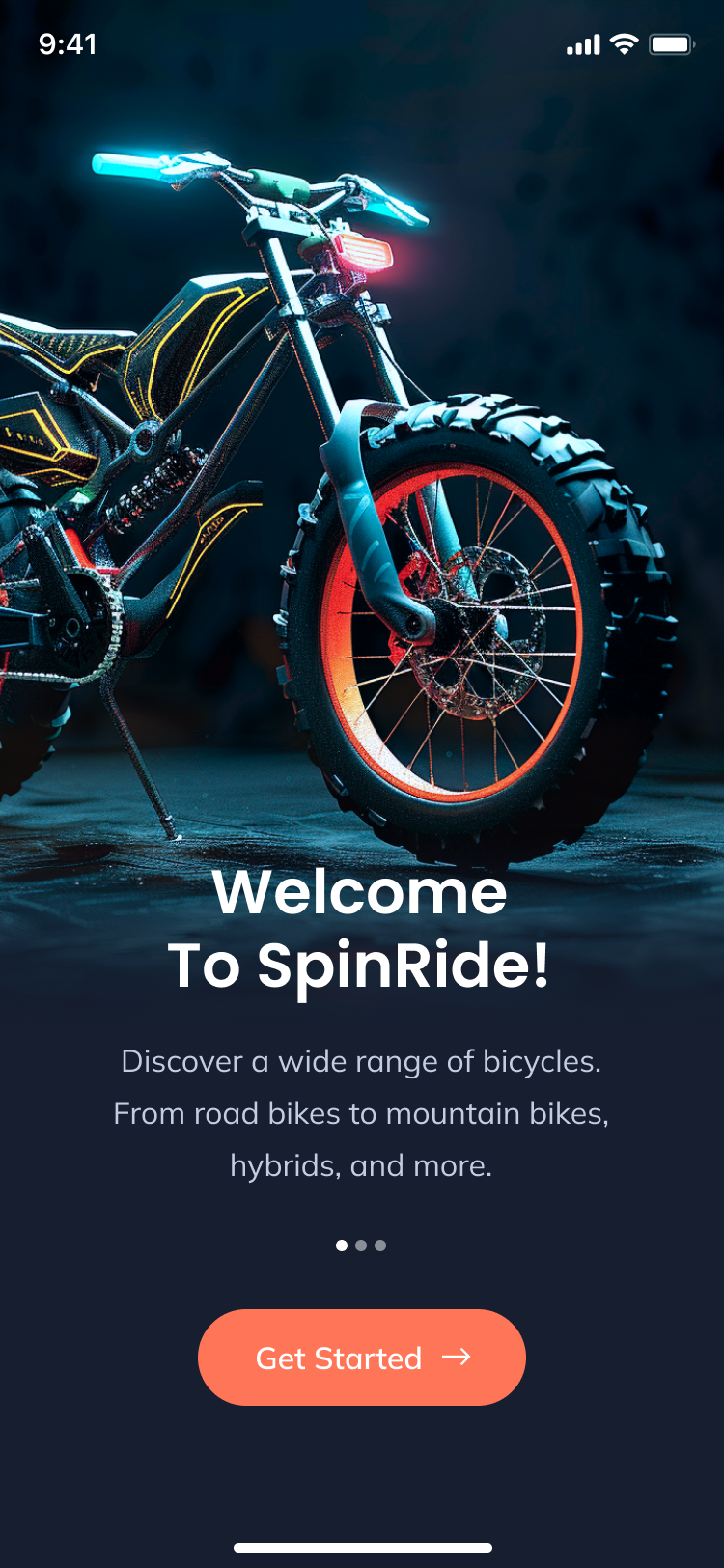 SpinRide - Bike Store Mobile App Figma UI Template by George_Fx ...