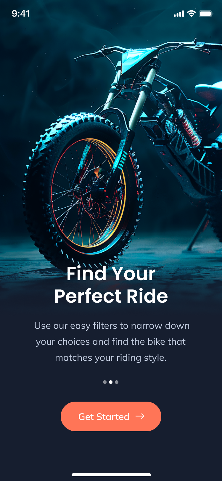 SpinRide - Bike Store Mobile App Figma UI Template by George_Fx ...