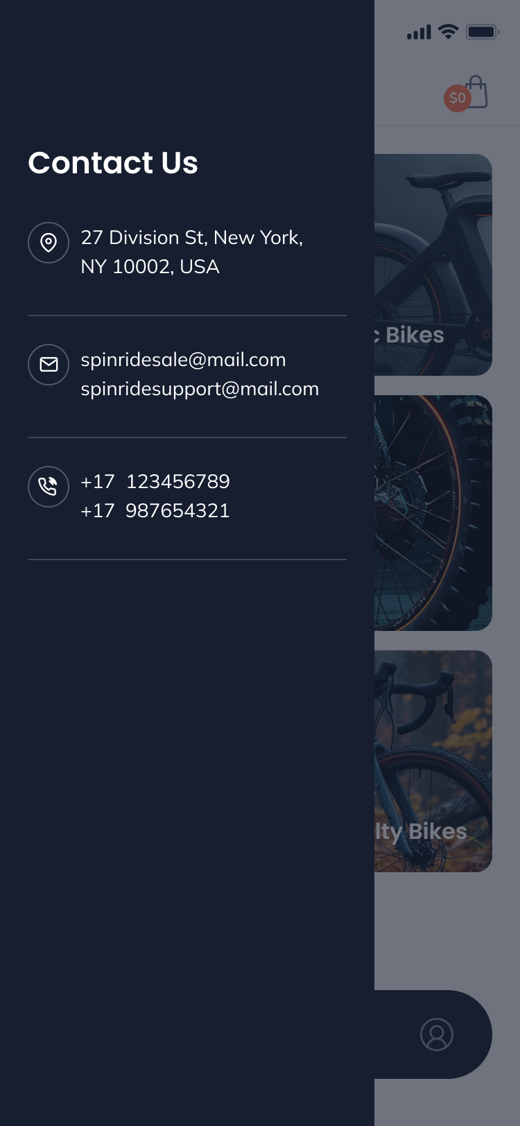 SpinRide - Bike Store Mobile App Figma UI Template by George_Fx ...