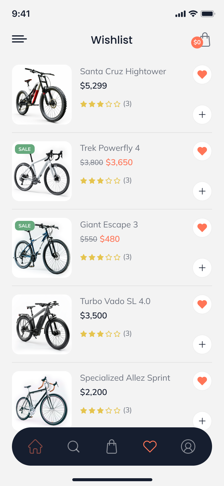 SpinRide - Bike Store Mobile App Figma UI Template by George_Fx ...