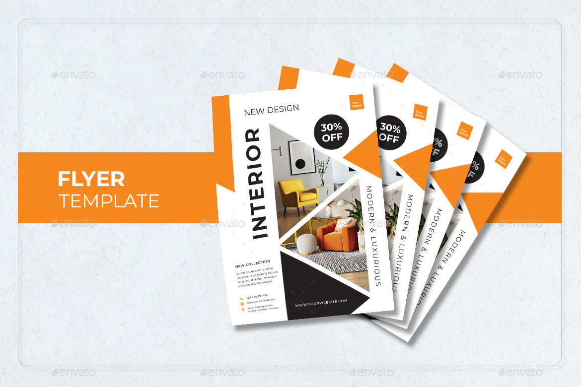Flyer Interior Design New, Print Templates | GraphicRiver