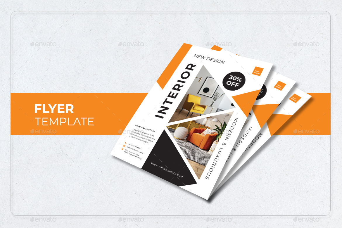 Flyer Interior Design New, Print Templates | GraphicRiver