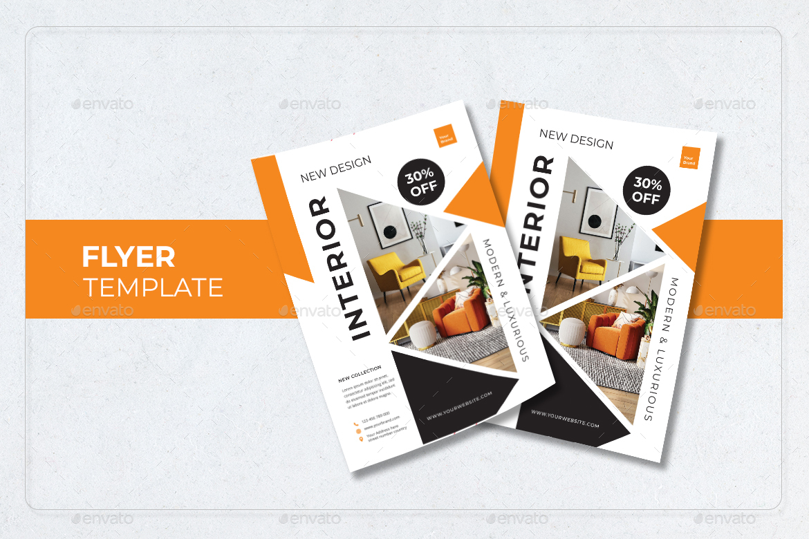 Flyer Interior Design New, Print Templates | GraphicRiver