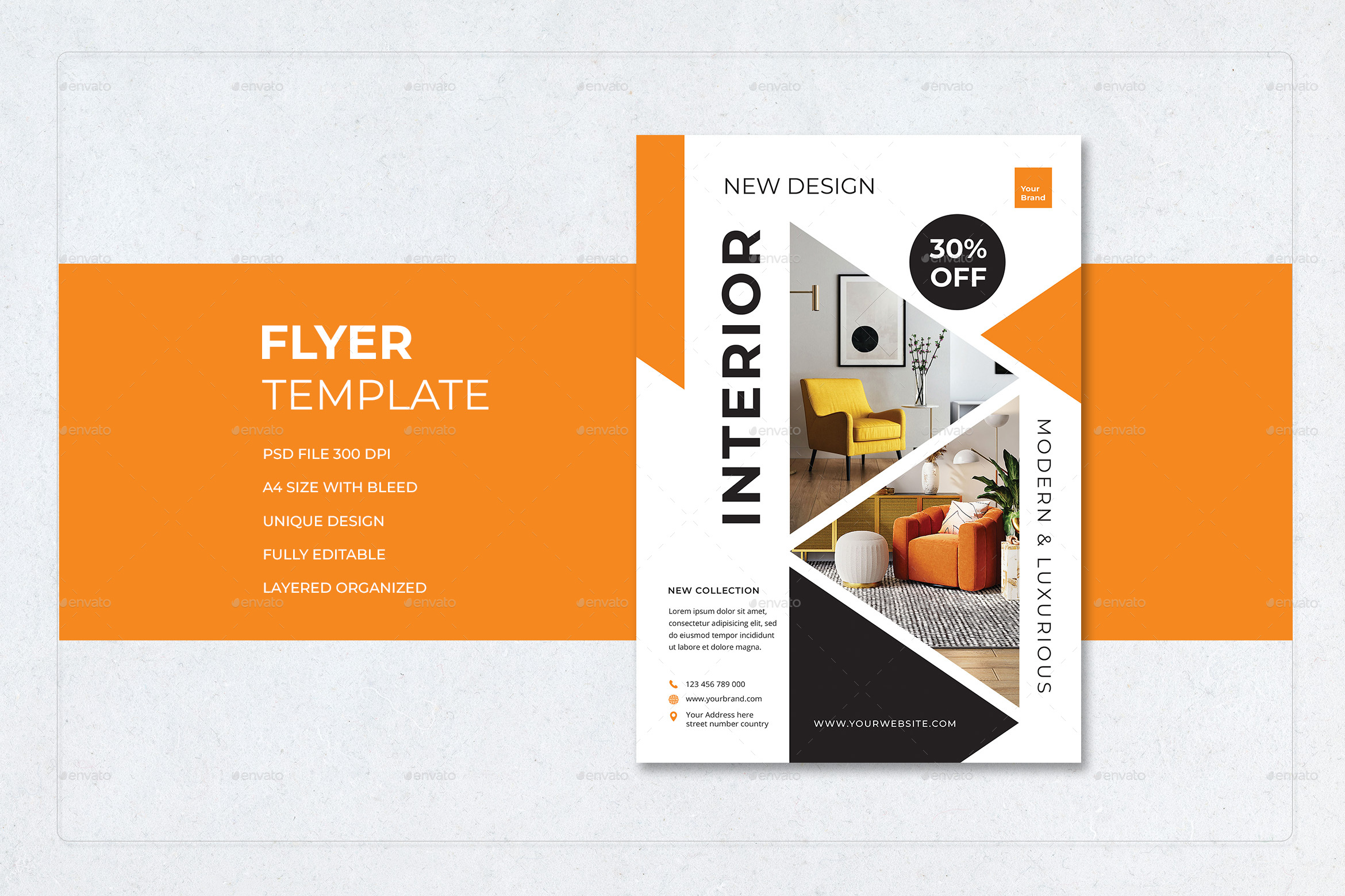 Flyer Interior Design New, Print Templates | GraphicRiver