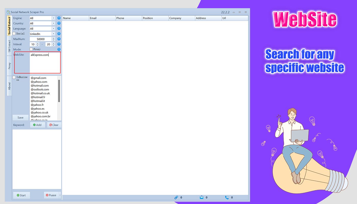 Social Network Data Scraper Pro by IonicStudio | CodeCanyon