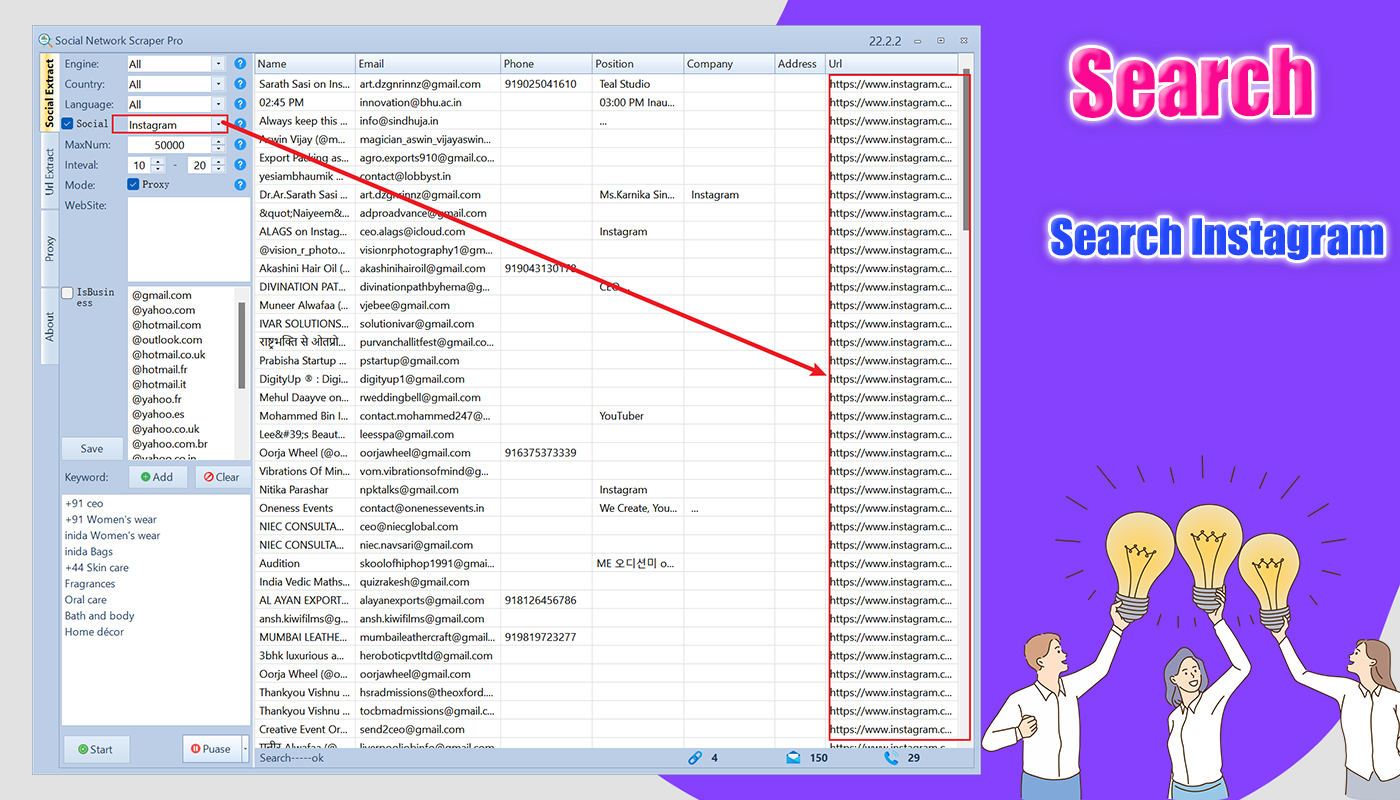 Social Network Data Scraper Pro by IonicStudio | CodeCanyon