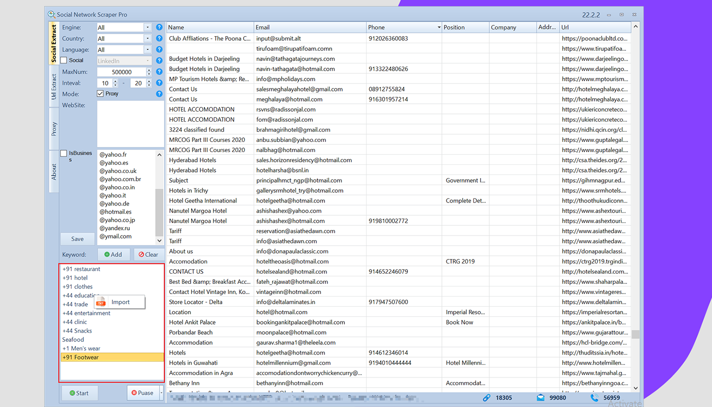 Social Network Data Scraper Pro by IonicStudio | CodeCanyon